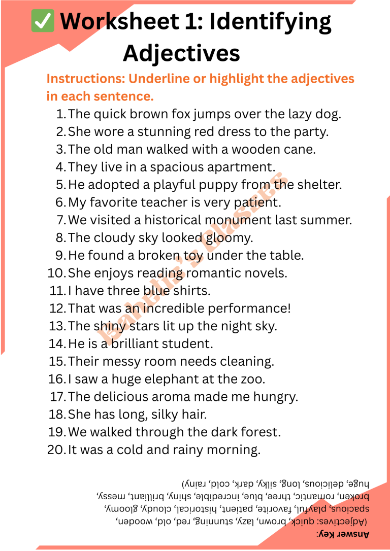 What is an Adjective in English Grammar
