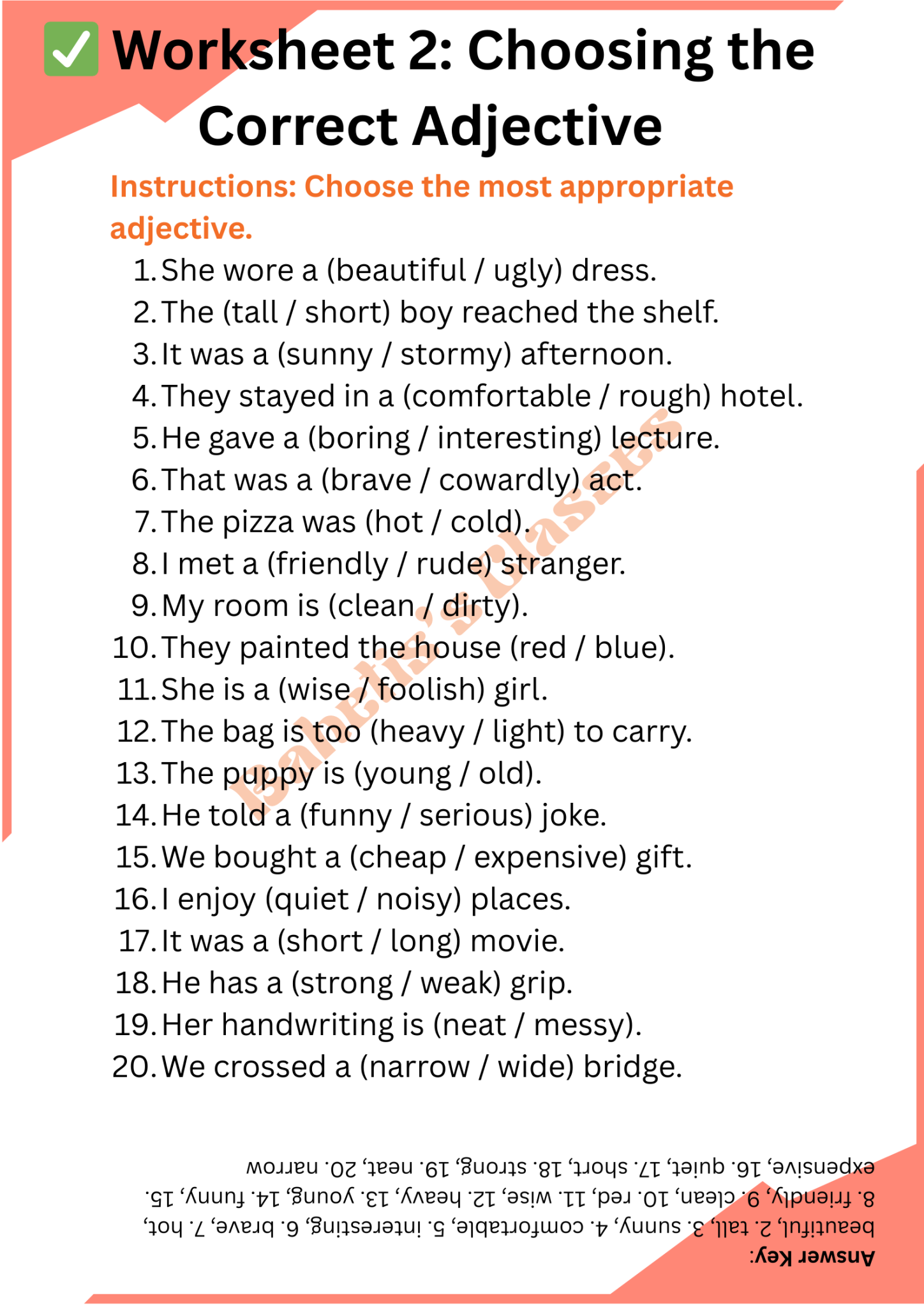 What is an Adjective in English Grammar - The HSB School
