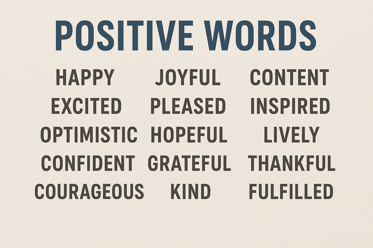 Positive Words | That Make My Day Better